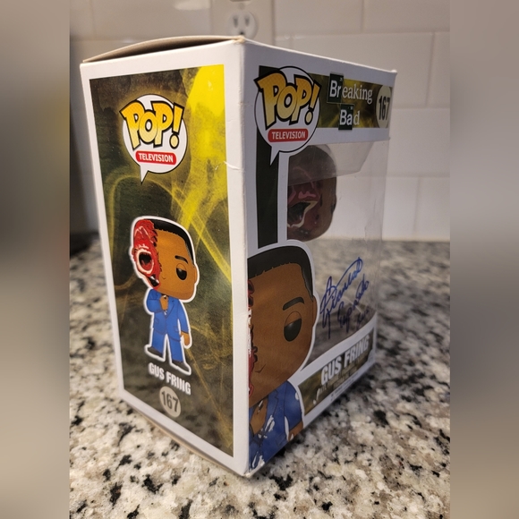 Funko | Art | Funko Pop Gustavo Fring Signed By Actor | Poshmark